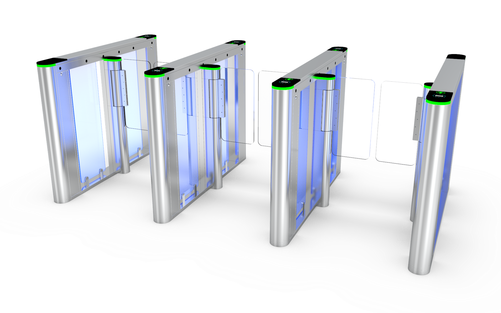 Plane rounded express gate | EIS Solution