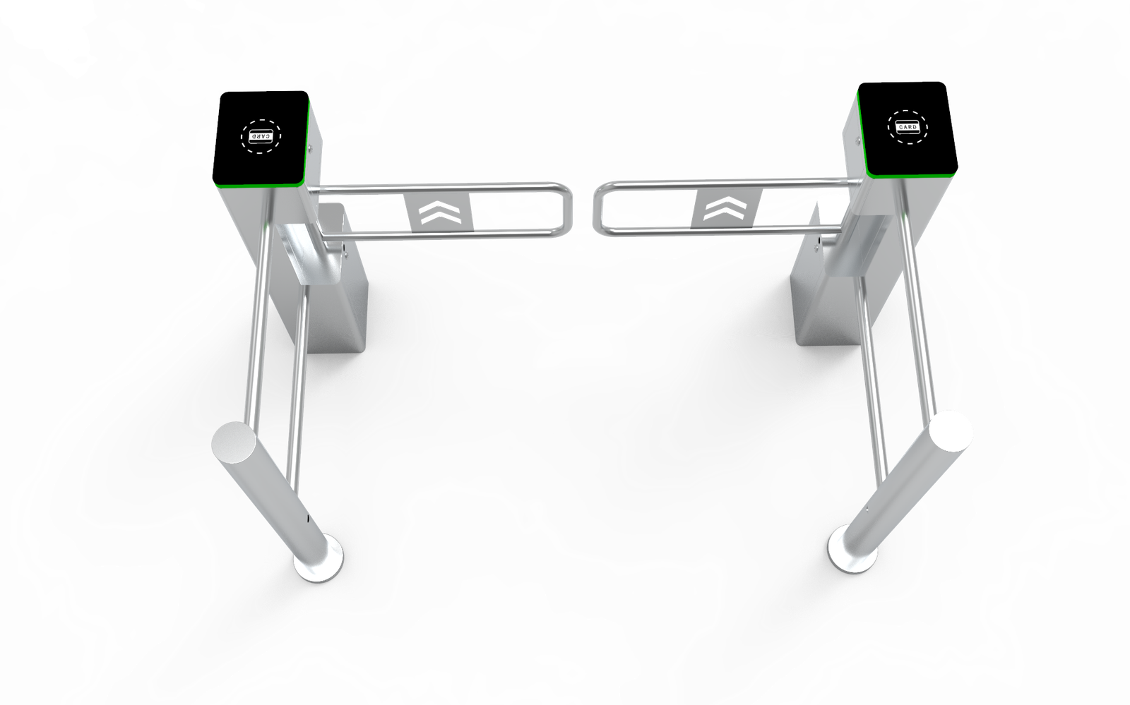 Vertical brushless small swing gate | EIS Solution